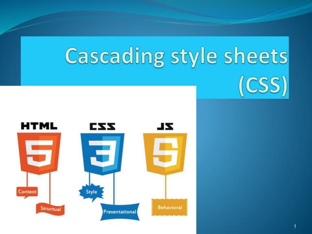 Css Cascading Style Sheet Ppt