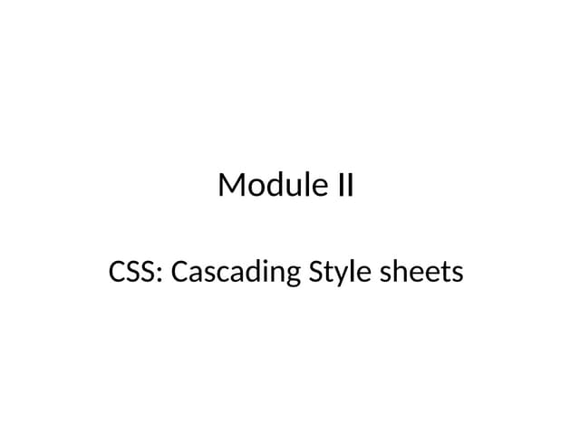 cascading style sheets- About cascading style sheets on the selectors | PPT cascading style sheets- About cascading style sheets on the selectors | PPT