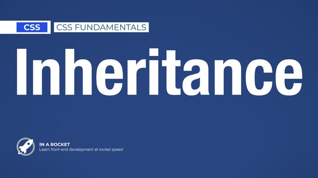14 Learn Css Fundamentals Inheritance Ppt