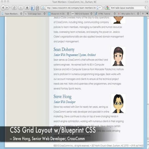 Css Grid Layout W Blueprint Css Ppt