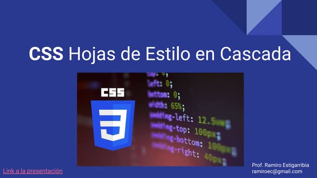 Css Hojas De Estilo En Cascadapdf
