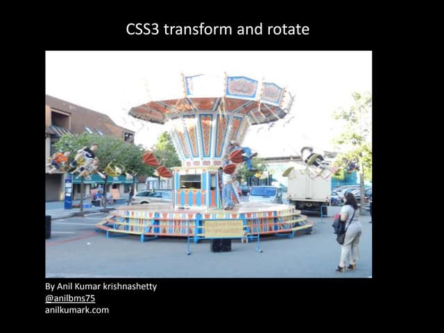 CSS3 transform and rotate | PPT CSS3 transform and rotate | PPT