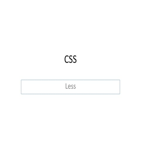 Css4less | PPTX