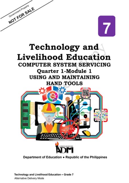 7_8. TLE Agricultural Crop Production Quarter 1 Module 1_ Farm Tools, Equipments and Preventive ...