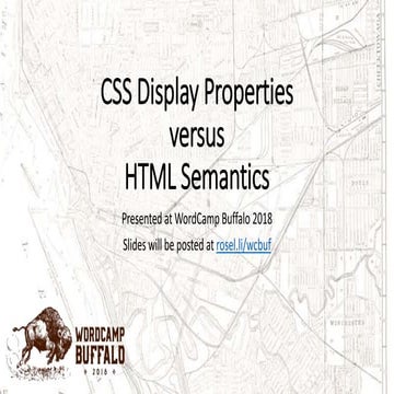 Wcbuf Css Display Properties Versus Html Semantics Ppt 2114