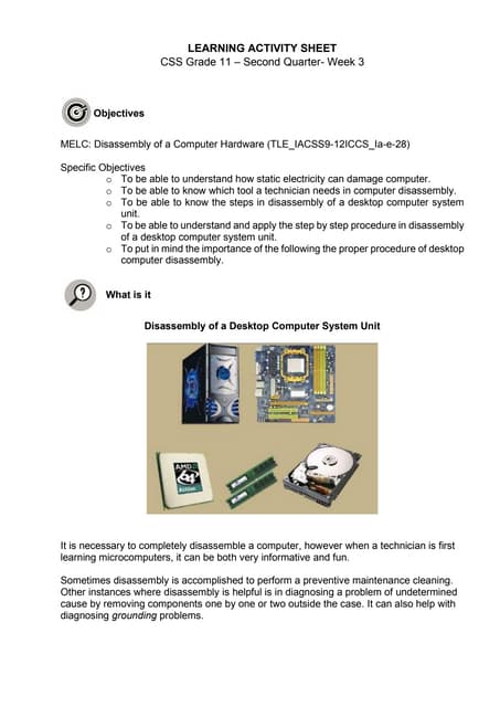 Computer Assembly and Disassembly Procedures_student.pptx