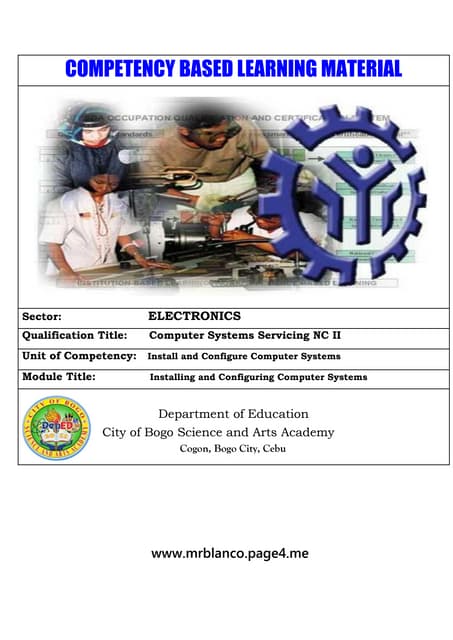 Css L01 Introduction To Computer System Servicing Ncii Ppt 4596