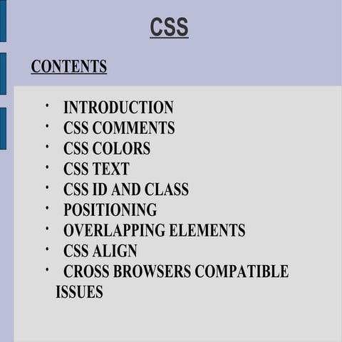 Object Oriented CSS | PPT