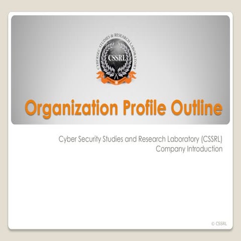 CSSRL Official Introduction | PPT