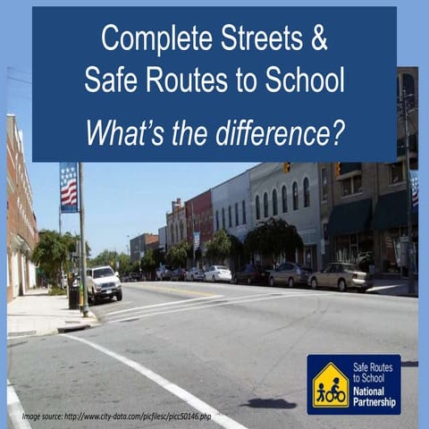 Complete Streets & Safe Routes to School | PPTX