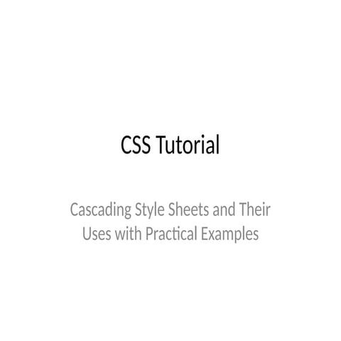 Csstutorial Beginners Friendly And The Base Cores Of Css Ppt 1088