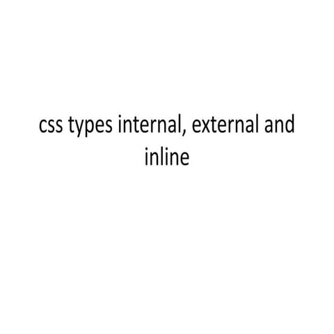 CSS