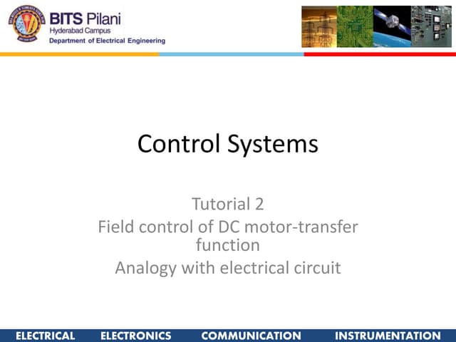 Speed control of dc motor | PPTX