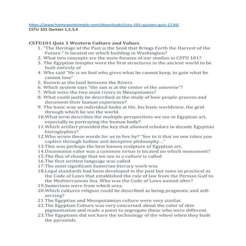 CSTU 101 Quiz 1,2,3,4.docx