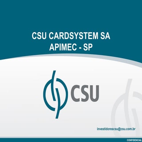 Csu apimec 2008 | PDF