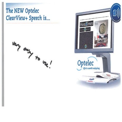 Csun 2013 comments new optelec clear view+ speech | PPT