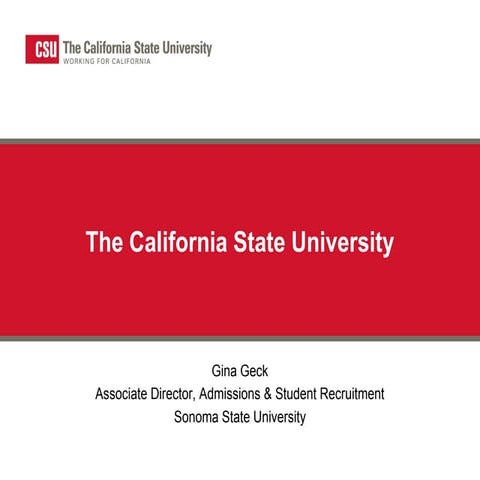 CSU Month 2 | PPT