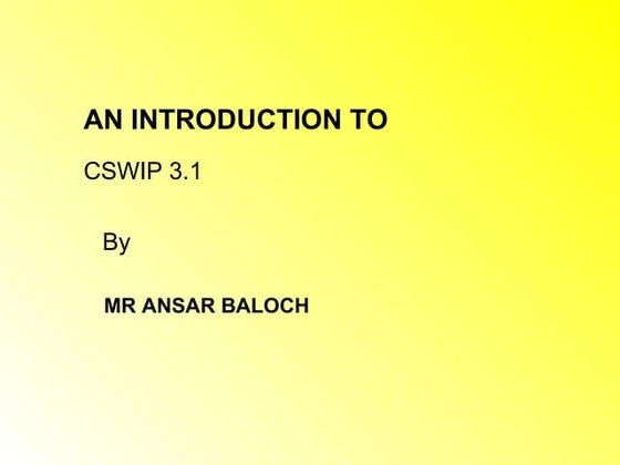 Cswip 3.1 question & Answers | PDF