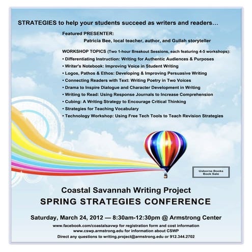 Cswp spring conference flyer | PDF