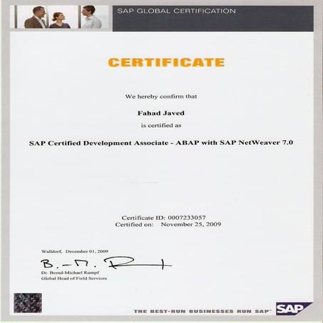 SAP Certified Development Associate - ABAP with SAP Netweaver 7.0 | PDF | Web Development | Internet