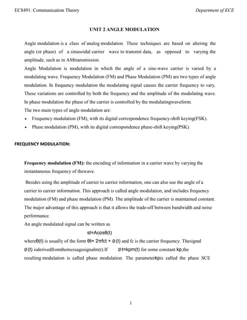 continuos phase frequency shift keying(cpfsk) | PPT