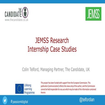 Case studies of successfull student internships in digital marketing | PPT