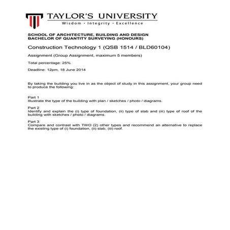 Ct1 assignment 1 | PDF