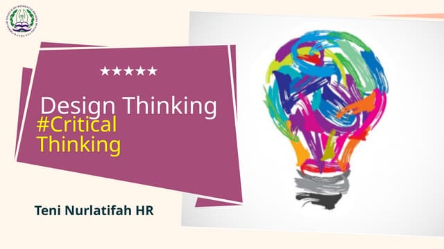 Design thinking | PPTX