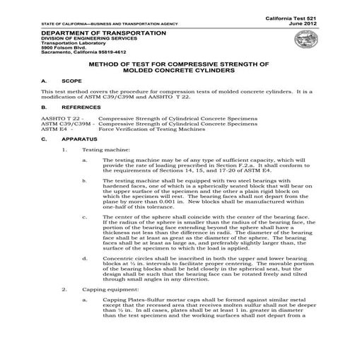 Astm d2938 unconfined compressive strength | PDF