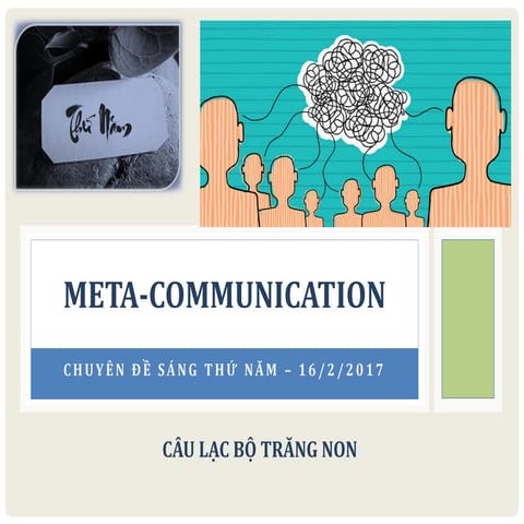 Meta-Communication | PDF