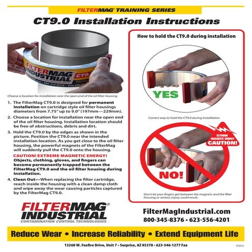 Ct9.0 installation instructions | PDF