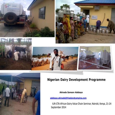 Nigerian Dairy Development Programme | PPTX