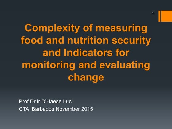 Lecture 2 food security | PPTX