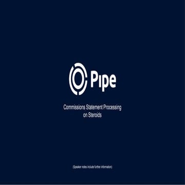 Pipe presentation | PPT