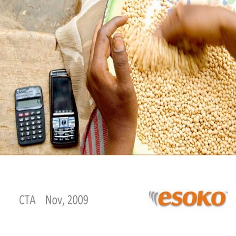 Mobile Information Services: The Esoko Initiative | PPT