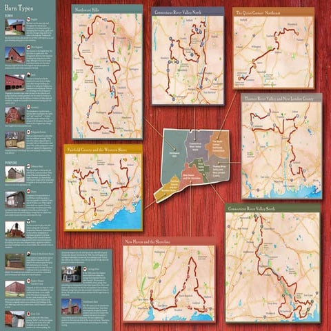 Connecticut Barns Trail Map - CT Trust for Historic Preservation | PDF