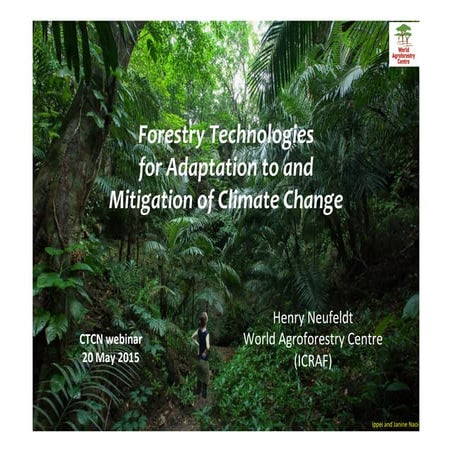 Forestry technologies for adaptationto climate change.pptx