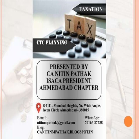 CTC PLANNING_BY_CA NITIN PATHAK | PPTX