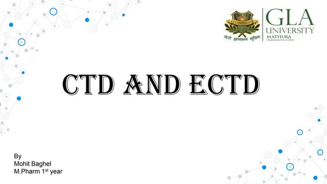 CTD and eCTD | PDF