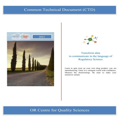 Training on Common Technical Document (CTD) | PDF