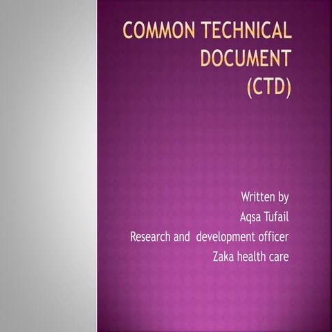 How to Complete CTD Module 3 - CMC Regulatory Q&A | PPTX