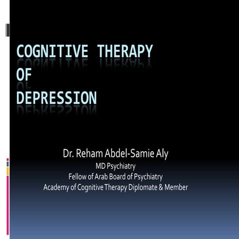 Ct depression abasseya | PPTX
