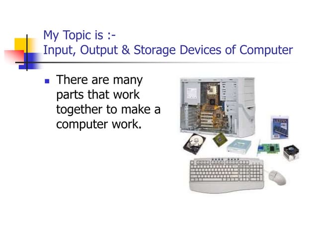 GRADE 2 ICT/COMPUTING INPUT AND OUTPUT.pptx | Operating Systems | Computer Software and Applications