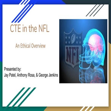 CTE in the NFL | PPTX