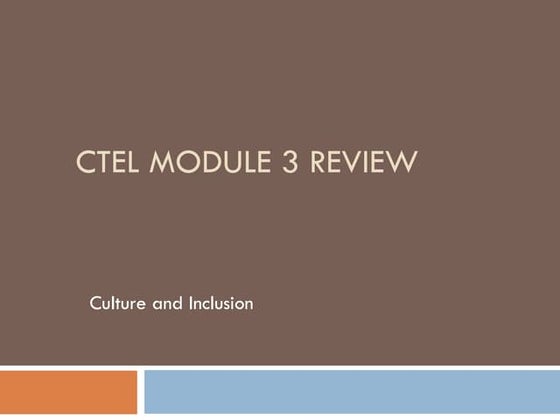 Ctel Review Mod1 | PPT