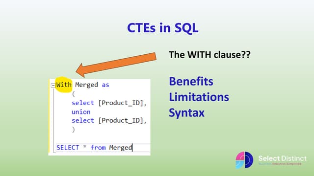 Ctes In Sqlpptx