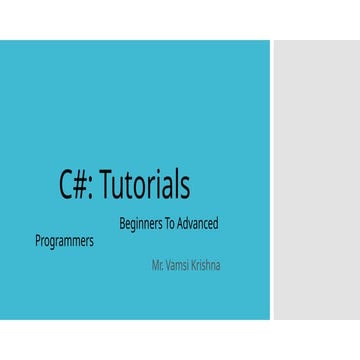 C# Test Demo 3.3.pptx. . | PPTX