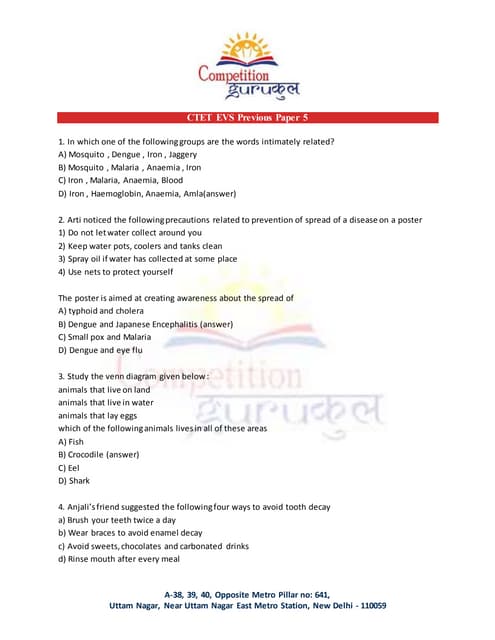 NECO BECE Basic Science Past Questions and Answer for JSS3 | PDF ...