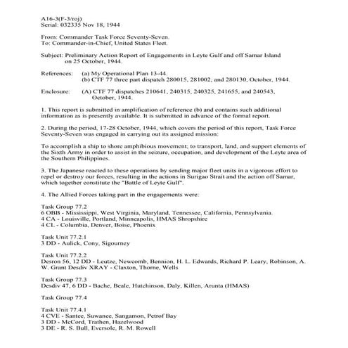 CTF77 After Action Report | PDF