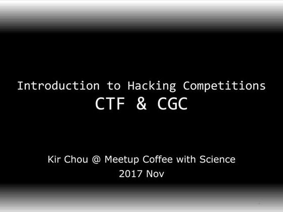 Winter Hacks CTF.pptx | Information and Network Security | Computing